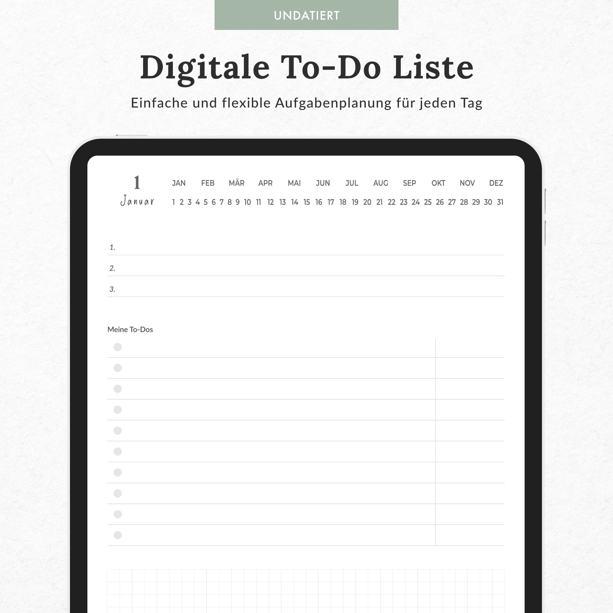Digitale To-Do Liste und Aufgabenplaner – Better Journals